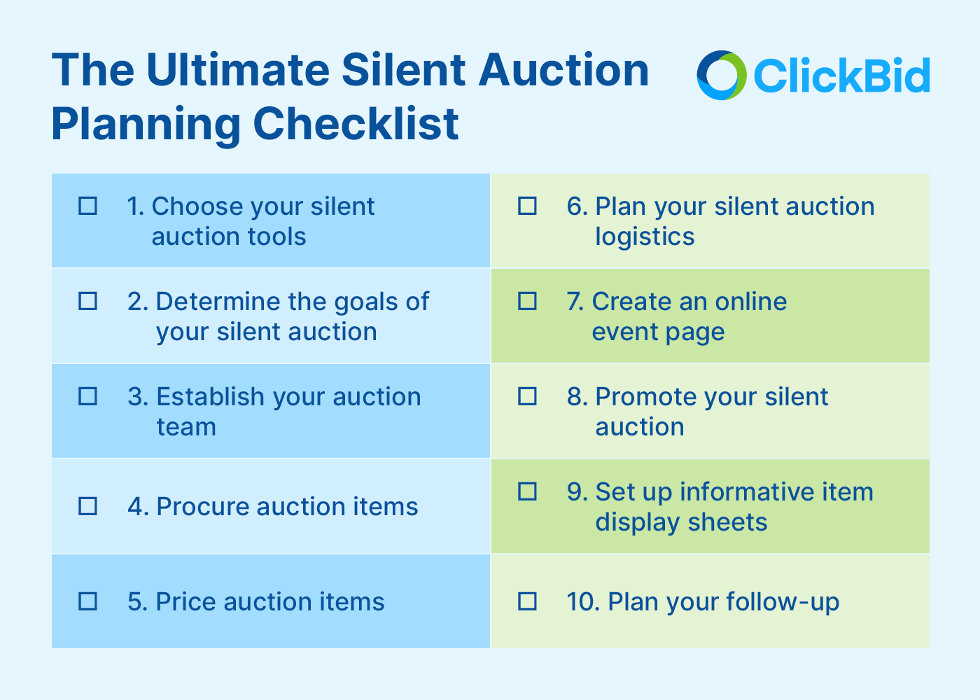 Fundraising Fundamentals: How to Plan A Silent Auction | ClickBid